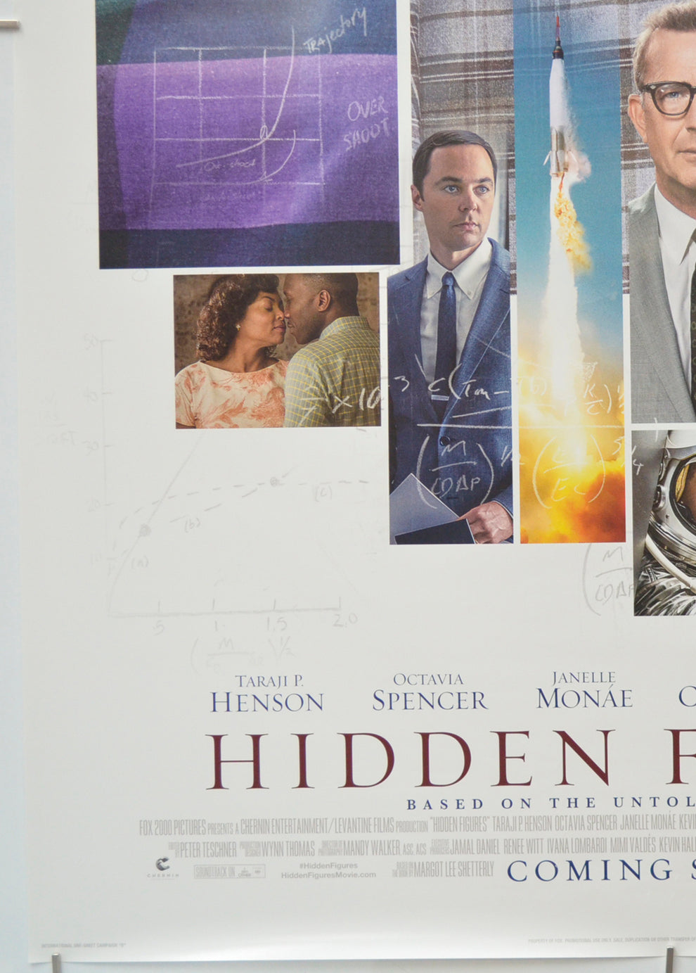 “Hidden Figures” - Original One Sheet Poster - Film Poster - Movie Pos ...