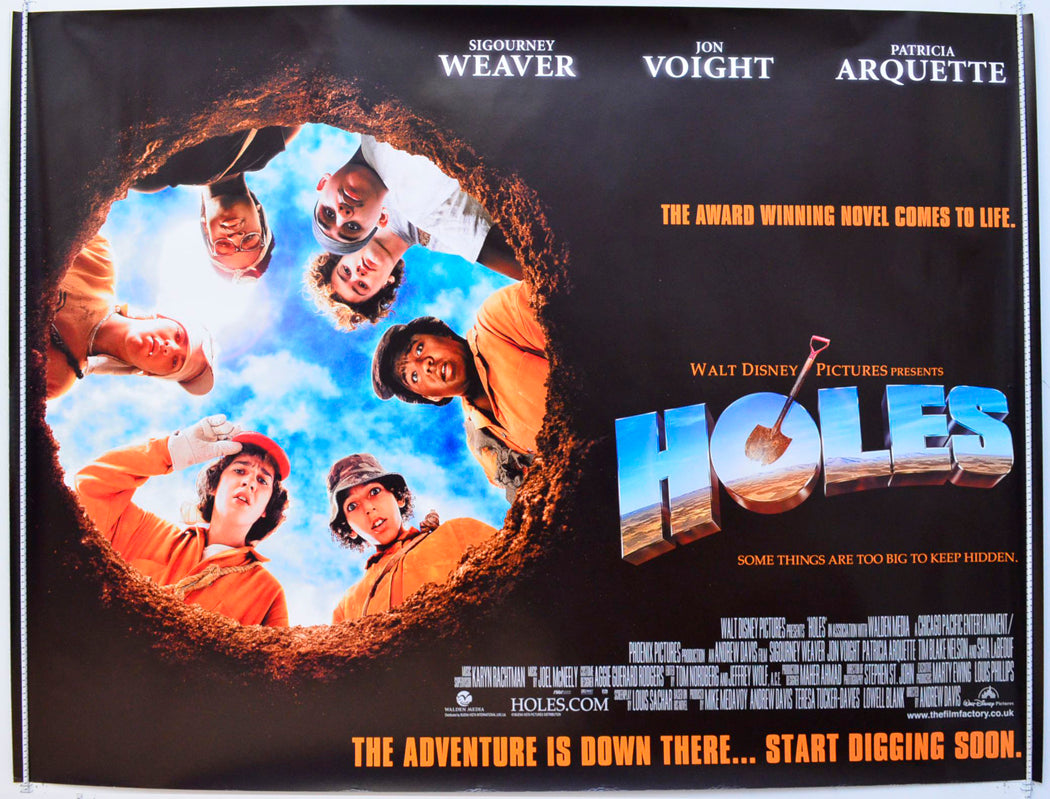 “Holes” Original British Quad Poster - Film Poster - Movie Poster ...