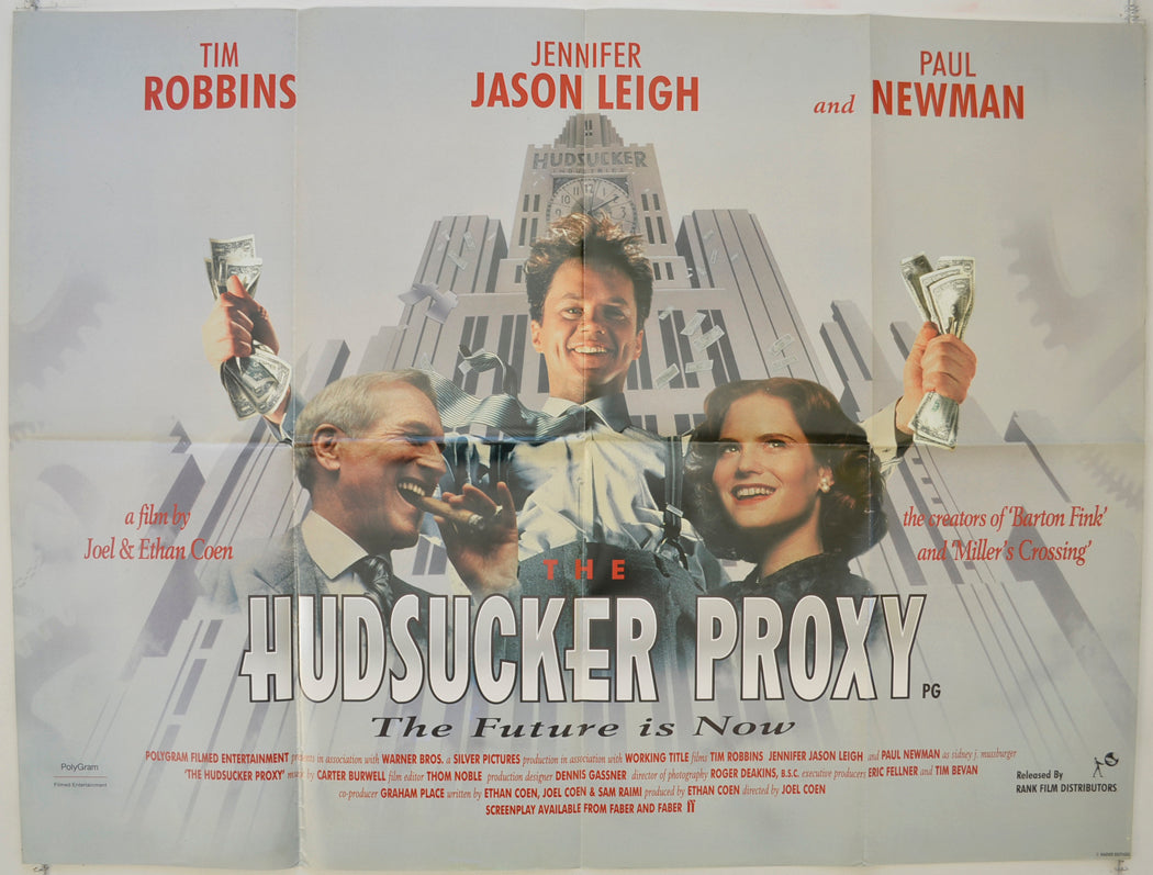 “The Hudsucker Proxy” Original Quad Poster - Film Poster - Movie Poste ...