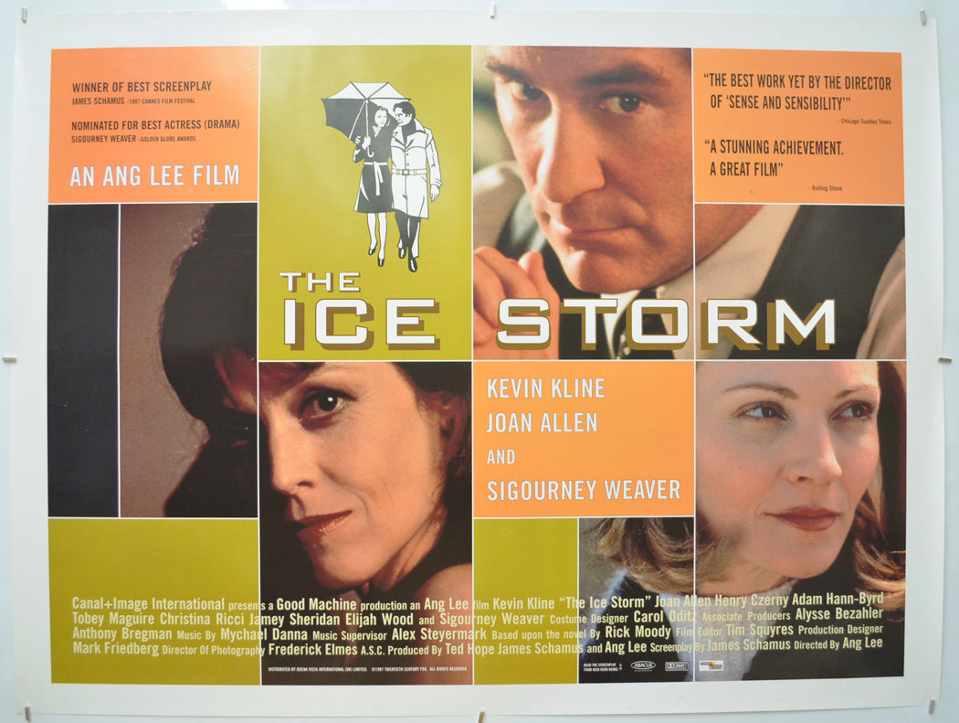 “The Ice Storm” Original Quad Poster - Film Poster - Movie Poster ...
