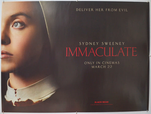 “Immaculate” Original Quad Poster - Film Poster - Movie Poster ...