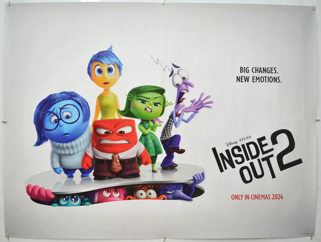 “Inside Out 2” (Teaser / Advance Version) Original Quad Poster - Film ...