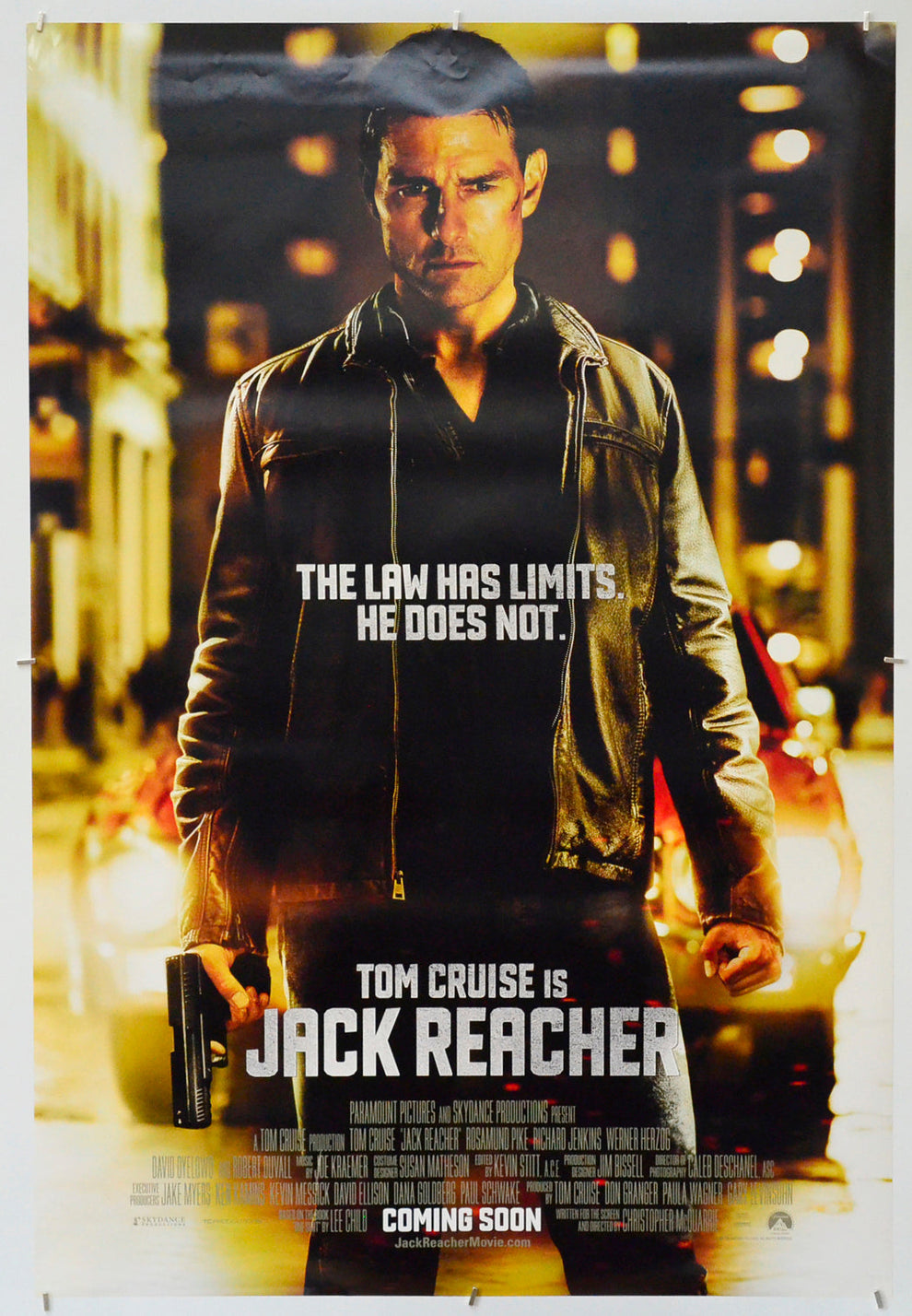 “Jack Reacher” Original One Sheet Poster - Film Poster - Movie Poster ...