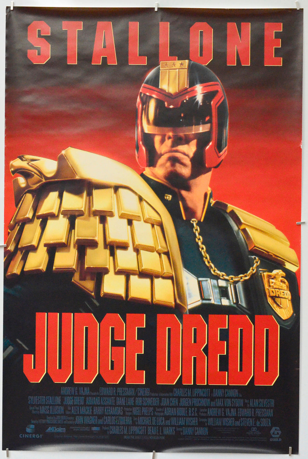 “Judge Dredd” Original Double Crown Poster - Film Poster - Movie Poste ...