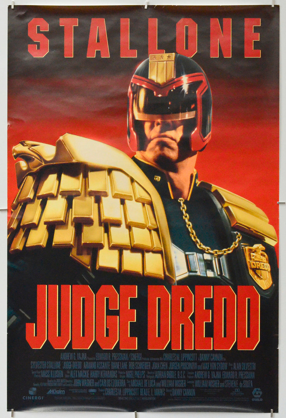 “Judge Dredd” Original Double Crown Poster - Film Poster - Movie Poste ...
