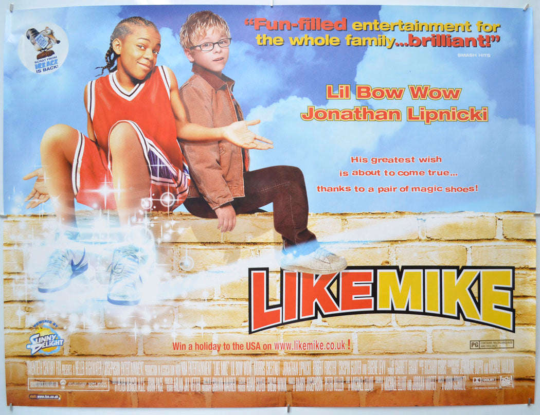 “Like Mike” Original Quad Poster - Film Poster - Movie Poster – pastposters