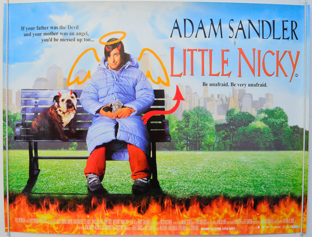 “Little Nicky” Original British Quad Poster - Film Poster - Movie Post ...