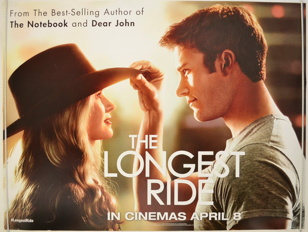 “The Longest Ride” (Teaser / Advance Version) Original Quad Poster - F ...