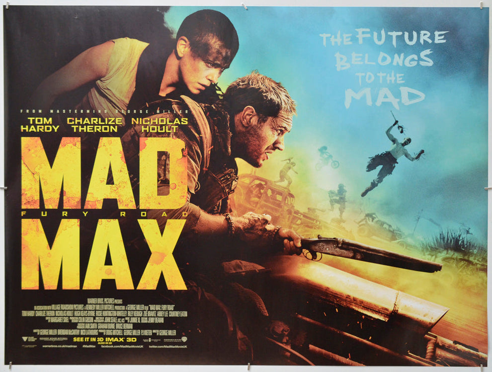 “Mad Max : Fury Road” Original Quad Poster - Film Poster - Movie Poste ...