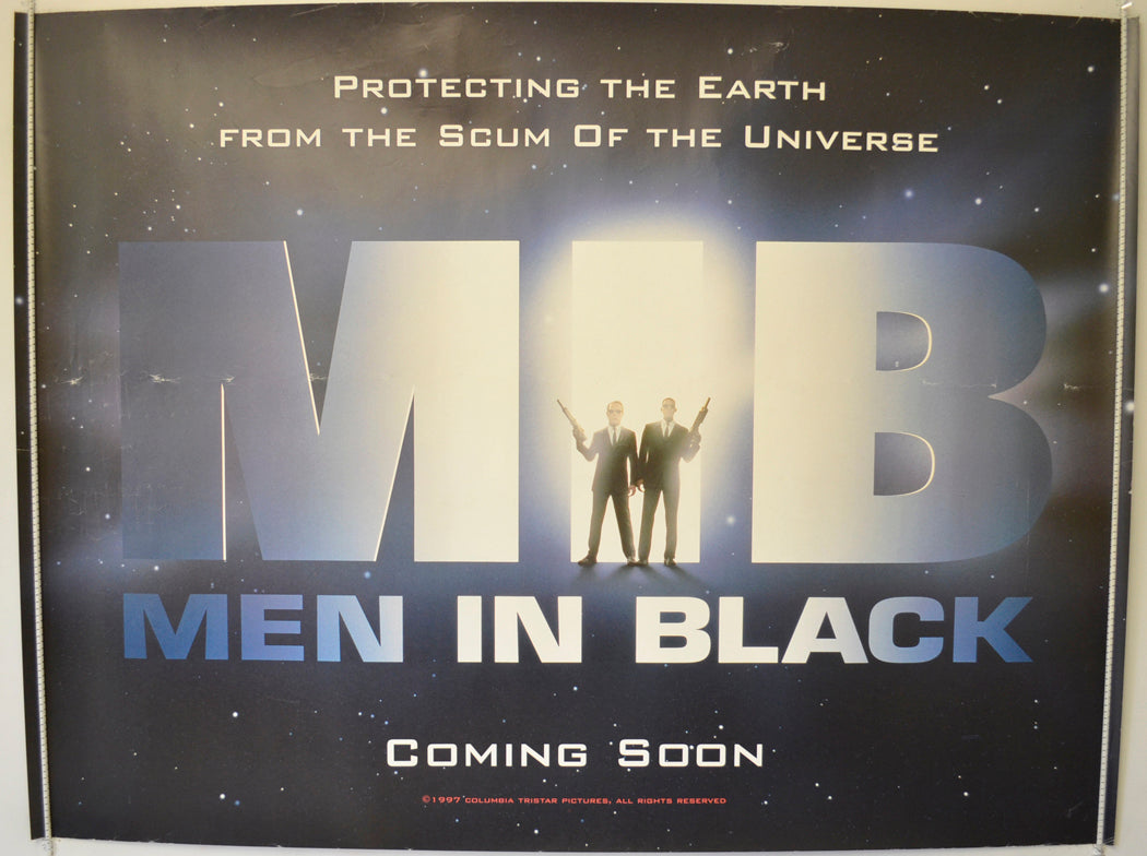 “Men In Black” (Teaser / Advance Version) Original Quad Poster - Film ...