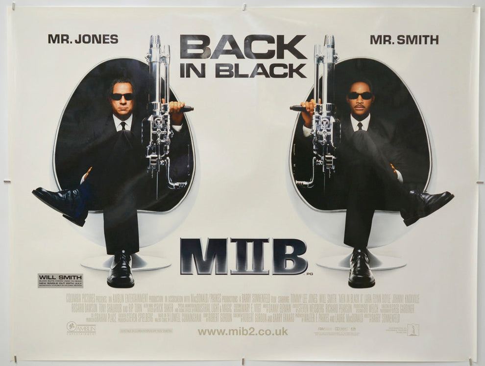 “Men In Black II” Original Quad Poster - Film Poster - Movie Poster ...