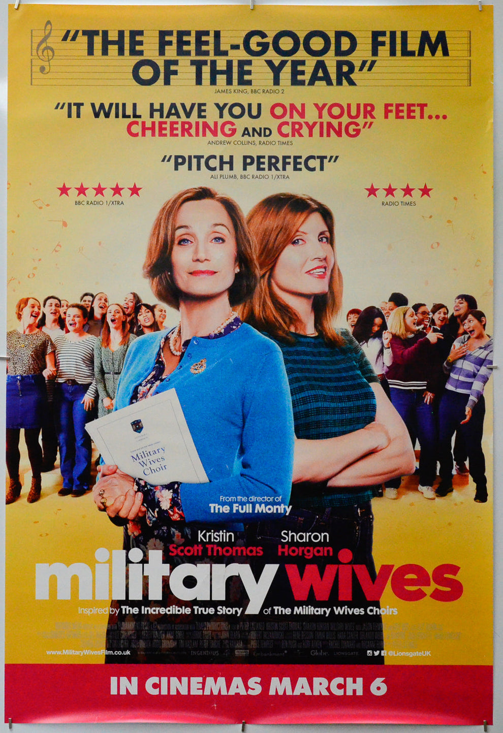 “Military Wives” Original One Sheet Poster - Film Poster - Movie Poster ...