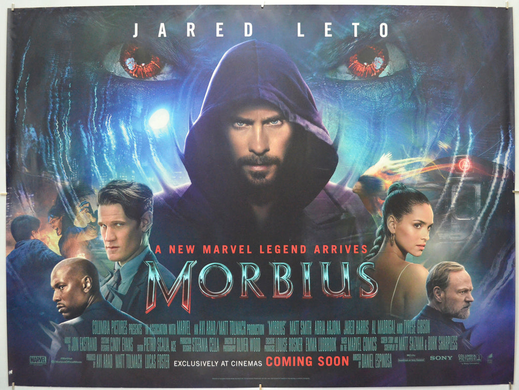 “Morbius” Original Quad Poster - Film Poster - Movie Poster – pastposters