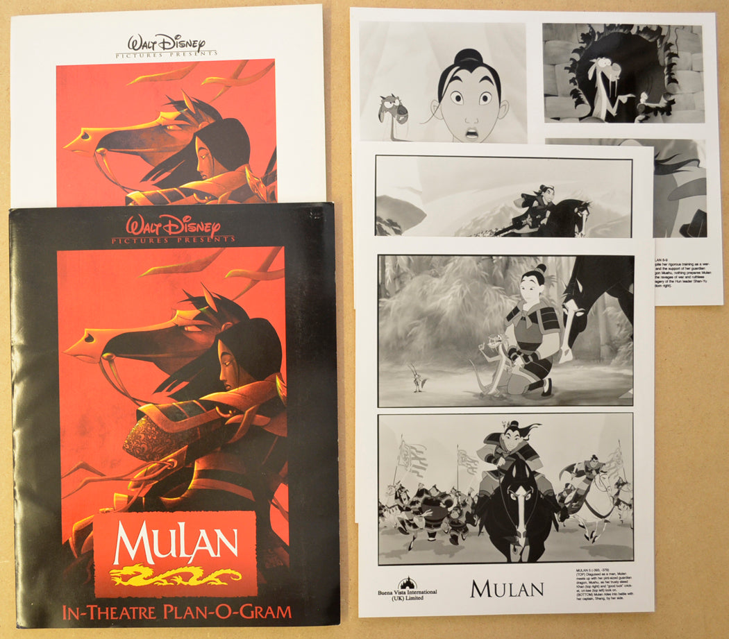 “Mulan” Original Cinema Exhibitors Press Kit – pastposters
