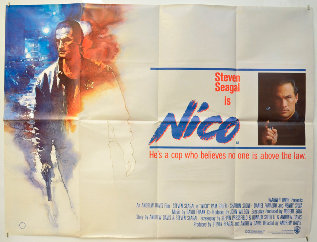 “Nico” Original Quad Poster - Film Poster - Movie Poster – pastposters