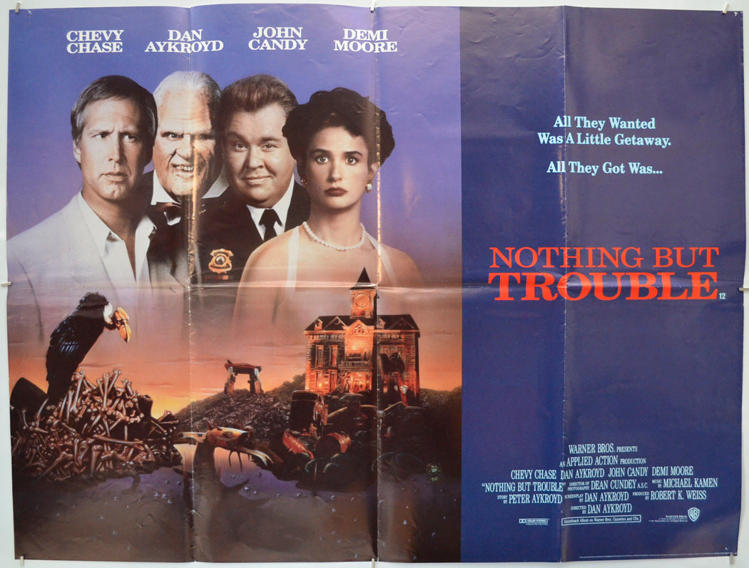 “Nothing But Trouble” Original Quad Poster - Film Poster - Movie Poste ...