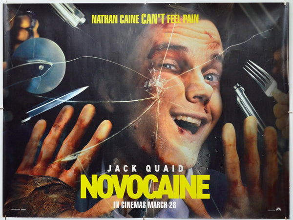 “Novocaine” Original Quad Poster - Film Poster - Movie Poster – pastposters