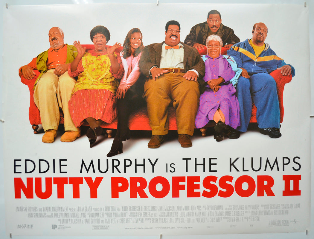 “Nutty Professor II : The Klumps” Original Quad Poster - Film Poster ...