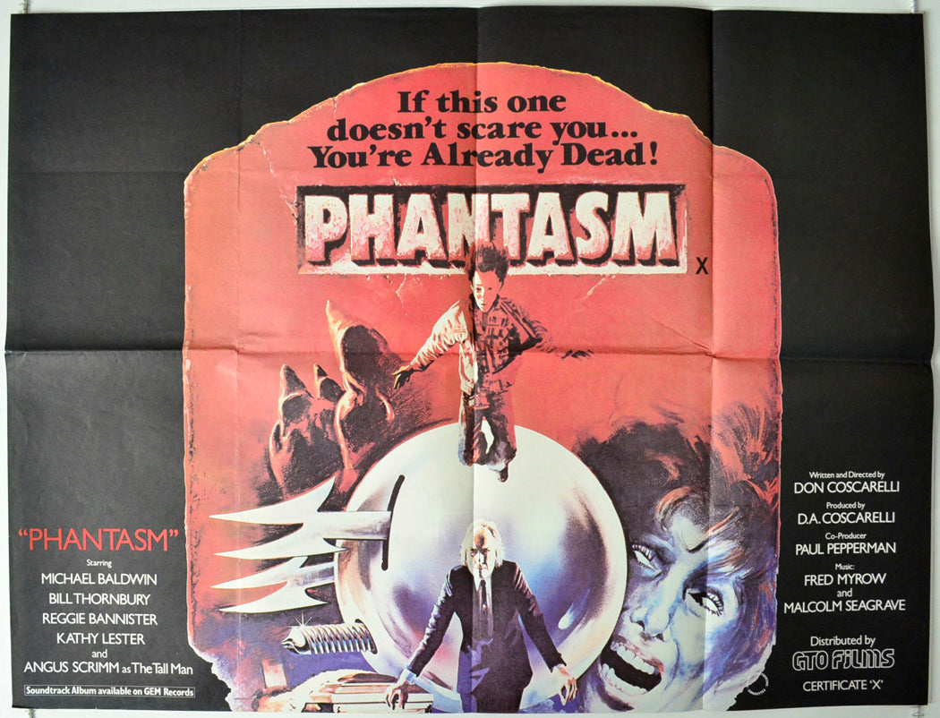 “Phantasm” Original British Quad Poster - Movie Poster – pastposters