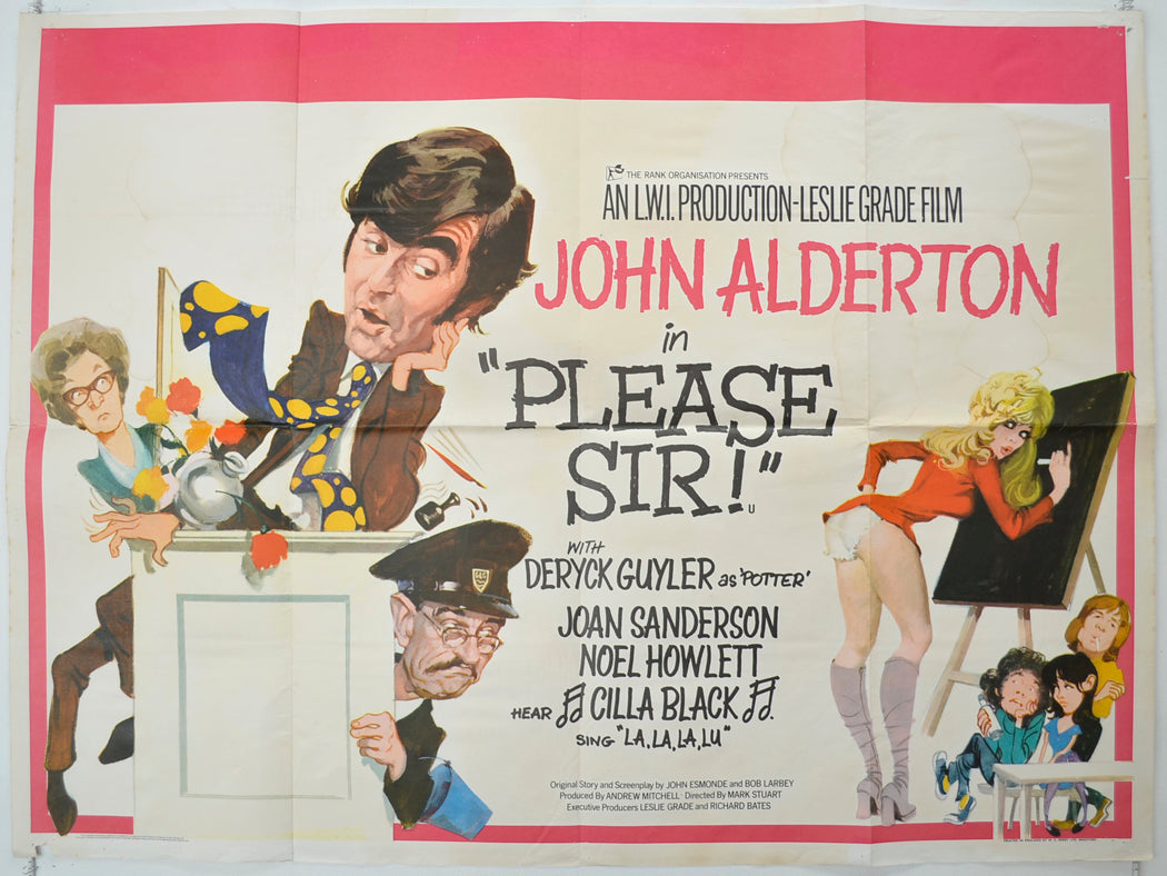 “Please Sir!” Original Quad Poster - Film Poster - Movie Poster ...