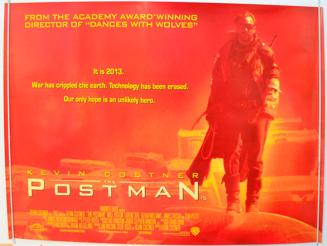 “The Postman” Original British Quad Poster - Film Poster - Movie Poste ...