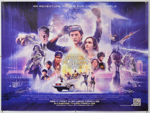 “Ready Player One” Original Quad Poster - Film Poster - Movie Poster ...