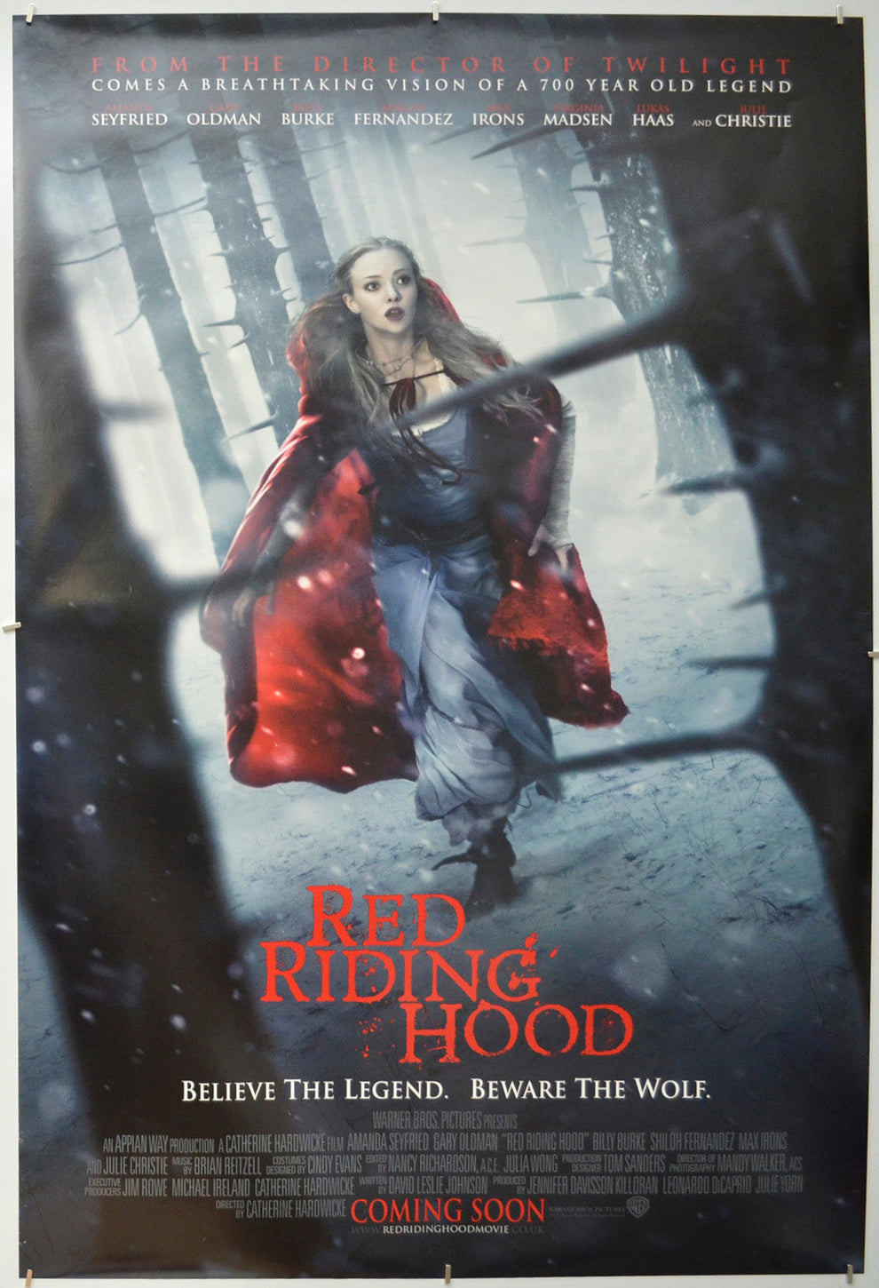 “Red Riding Hood” Original One Sheet Poster - Film Poster - Movie Post ...