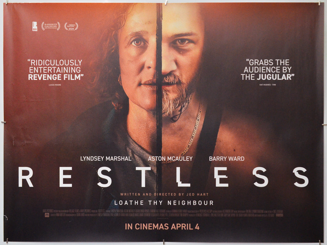 “Restless” Original Quad Poster - Film Poster - Movie Poster – pastposters
