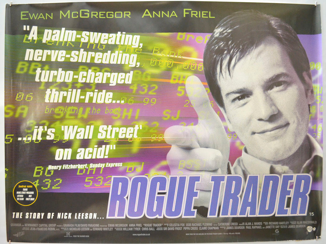 “Rogue Trader” Original Quad Poster - Film Poster - Movie Poster ...
