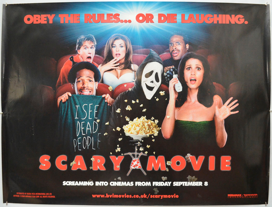 “Scary Movie” (Teaser / Advance Version) Original Quad Poster - Film P ...