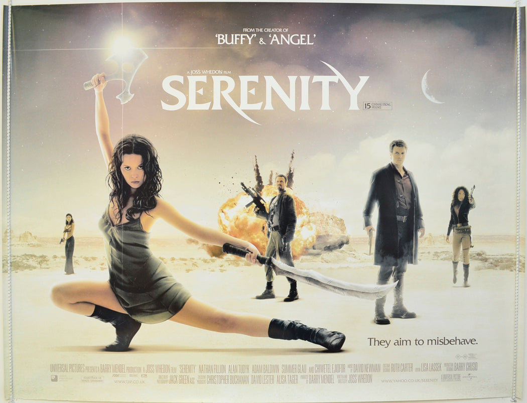 “Serenity” Original Quad Poster - Film Poster - Movie Poster – pastposters