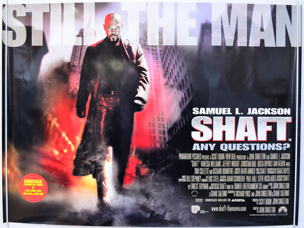 “Shaft” Original British Quad Poster - Film Poster - Movie Poster ...