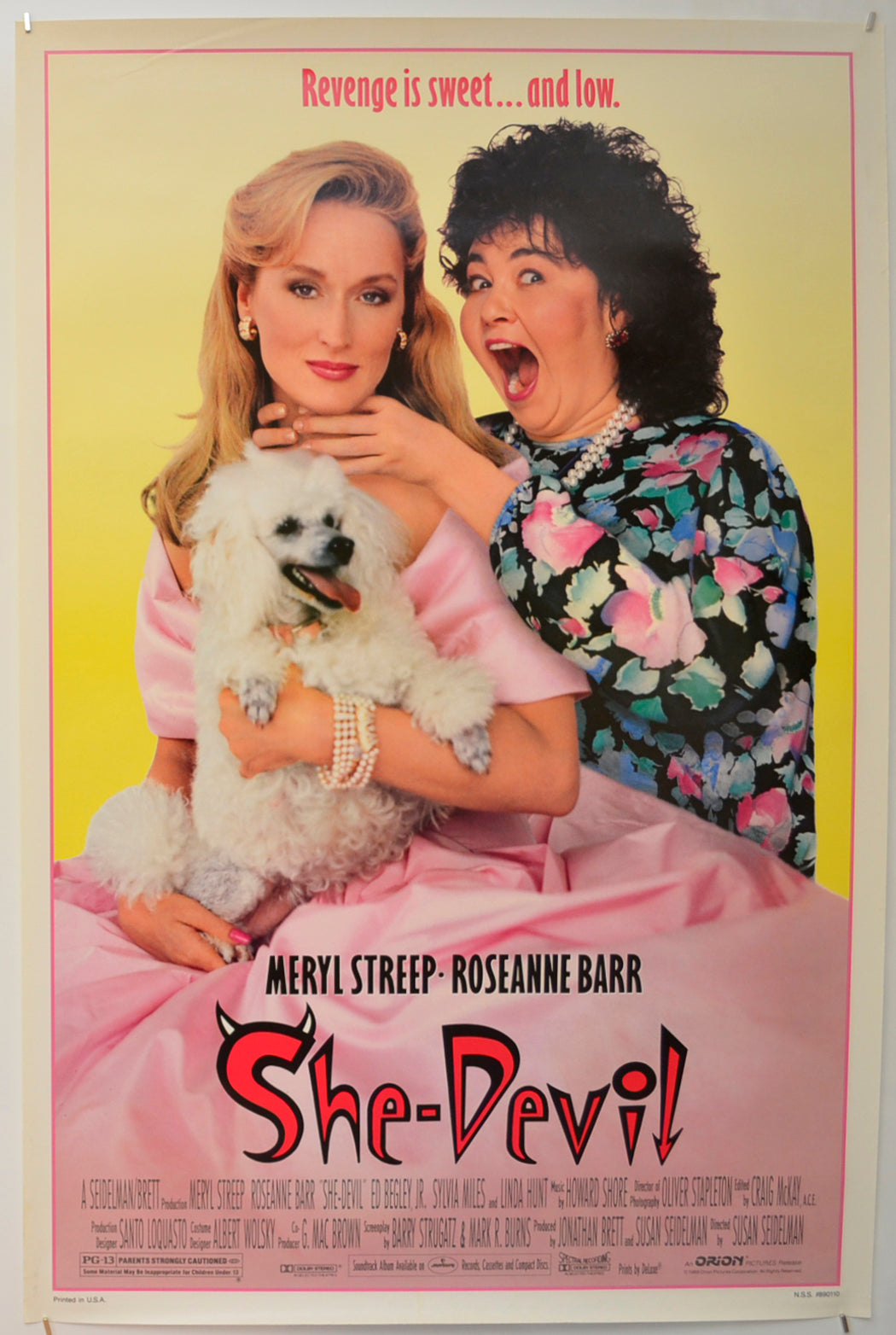 “She-Devil” Original One Sheet Poster - Film Poster - Movie Poster ...