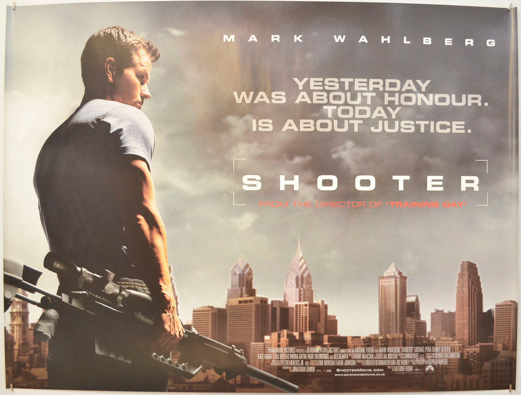“Shooter” Original Quad Poster - Film Poster - Movie Poster – pastposters