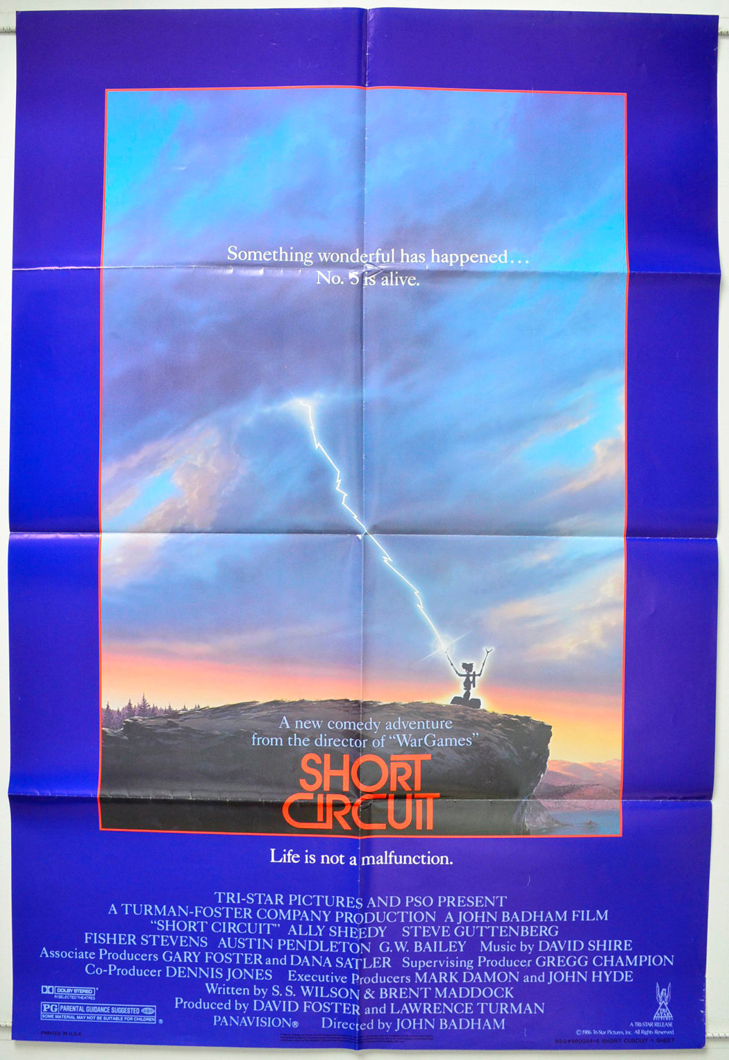“Short Circuit” Original One Sheet Poster - Movie Poster – pastposters