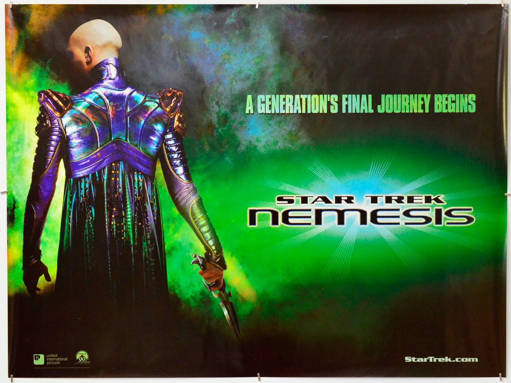 “Star Trek : Nemesis” Original Quad Poster - Film Poster - Movie Poste ...