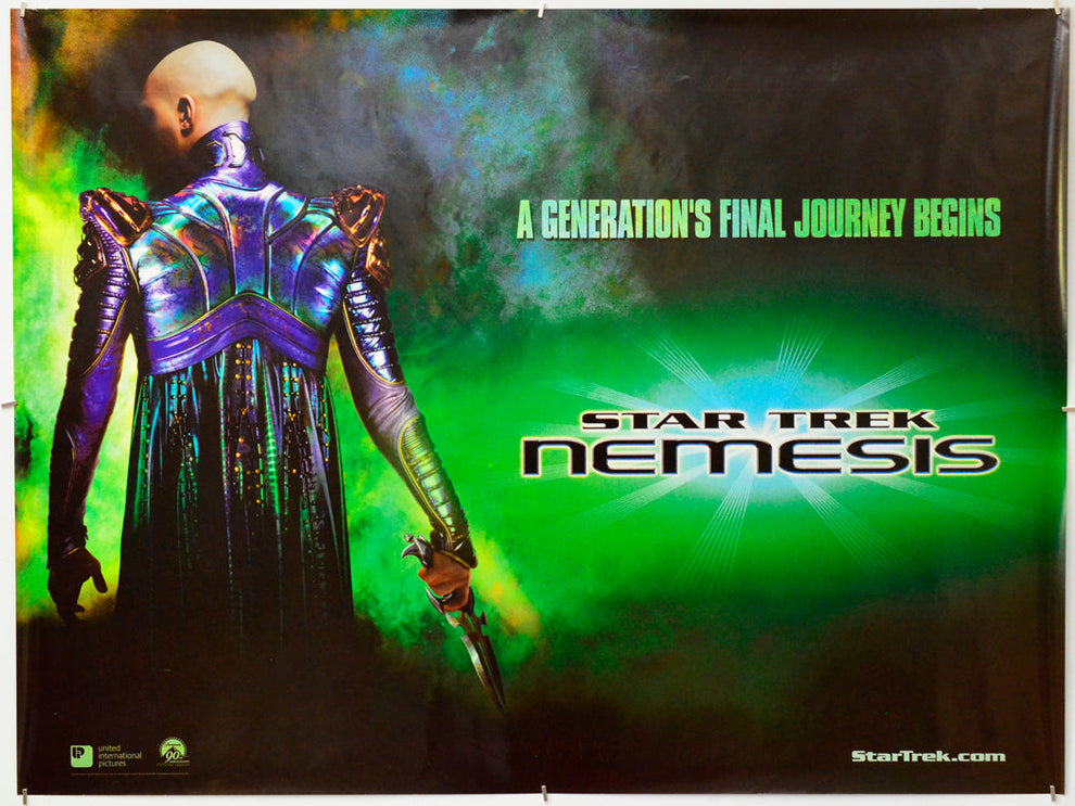 “Star Trek : Nemesis” Original Quad Poster - Film Poster - Movie Poste ...