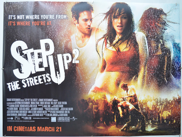 “Step Up 2 - The Streets” Original Quad Poster - Film Poster - Movie P – pastposters