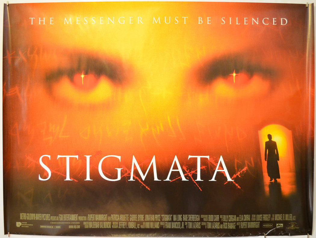 “Stigmata” Original Quad Poster - Film Poster - Movie Poster – pastposters