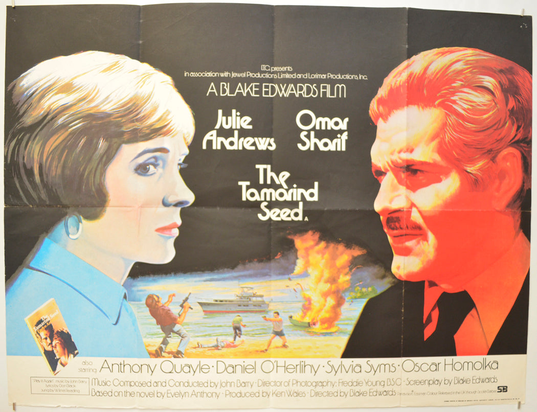 “The Tamarind Seed” Original Quad Poster - Film Poster - Movie Poster ...