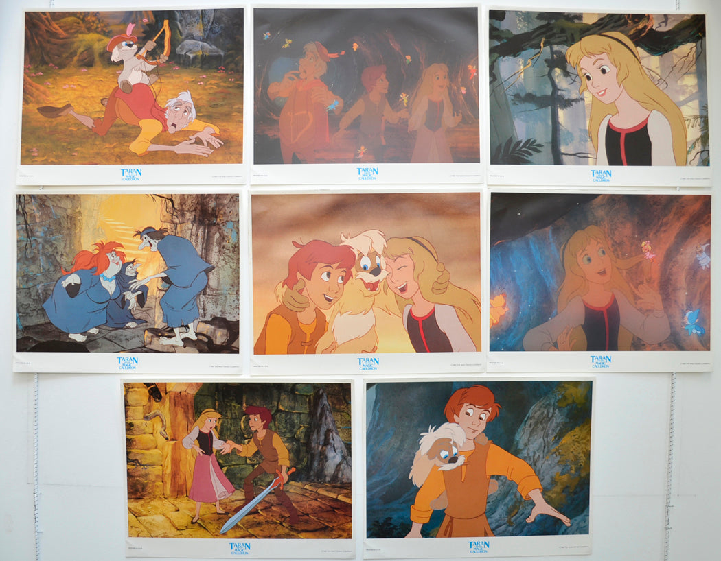 “Taran And The Magic Cauldron” Set of 8 Original Cinema Lobby Cards ...