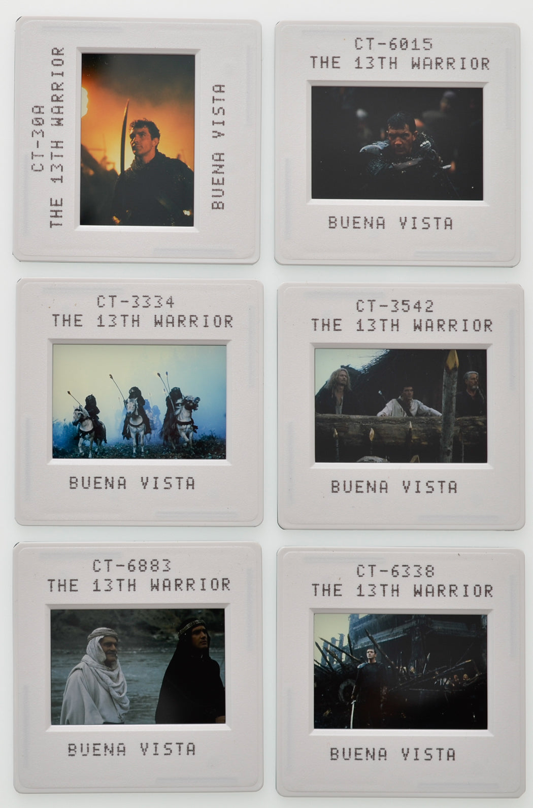 “The 13th Warrior” Original 35mm Slides - Cinema Press Slides – pastposters