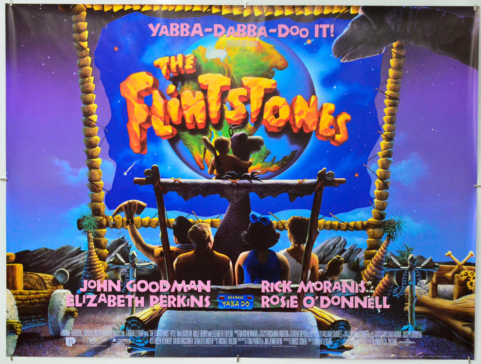 “The Flintstones” Original Quad Poster - Film Poster - Movie Poster ...