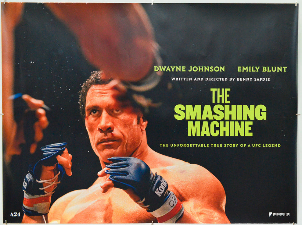 “The Smashing Machine” Original Quad Poster - Film Poster - Movie Post ...