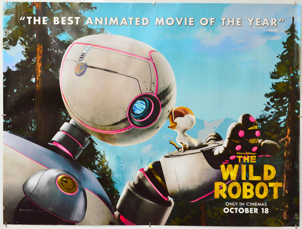 “The Wild Robot” Original Quad Poster - Film Poster - Movie Poster ...