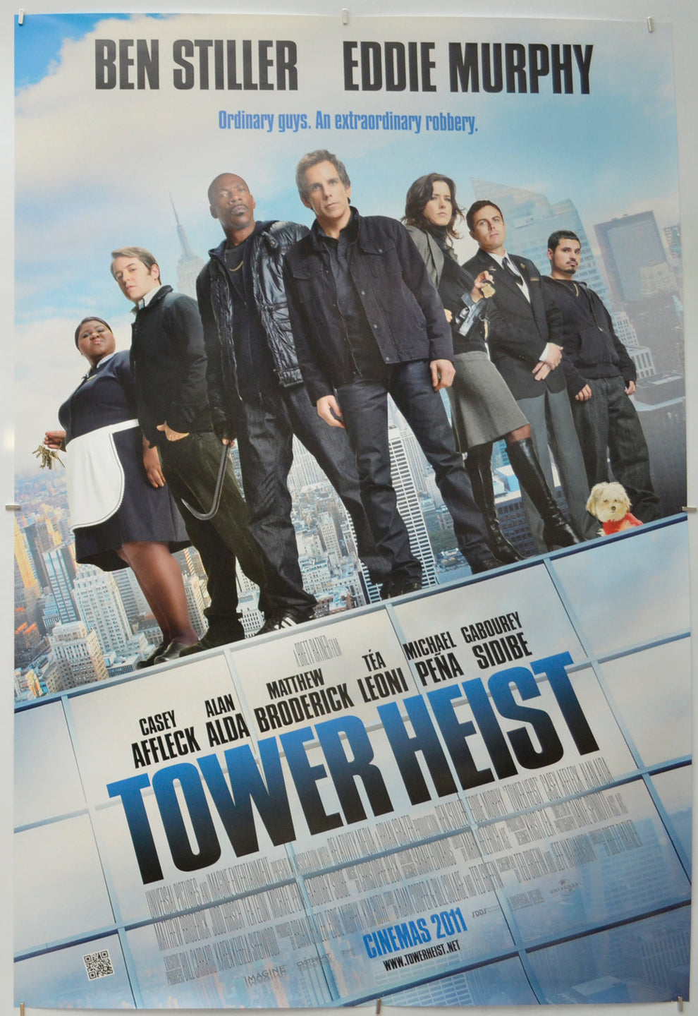 “Tower Heist” Original One Sheet Poster - Film Poster - Movie Poster ...