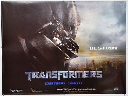 “Transformers” Original Quad Poster - Film Poster - Movie Poster ...
