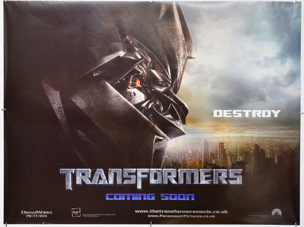 “Transformers” Original Quad Poster - Film Poster - Movie Poster ...
