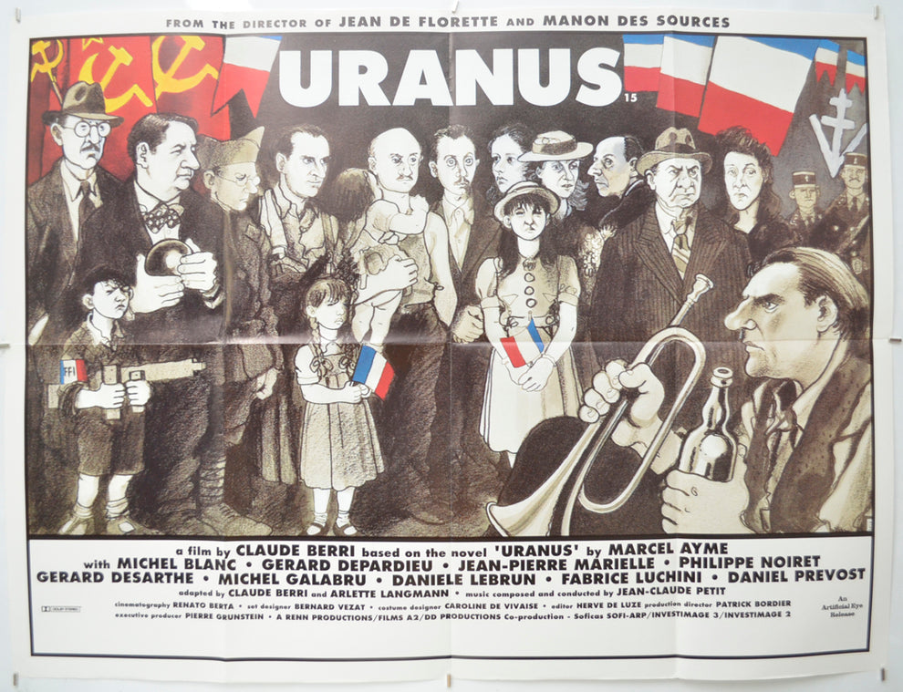 “Uranus” - Original Quad Poster - Film Poster - Movie Poster – pastposters