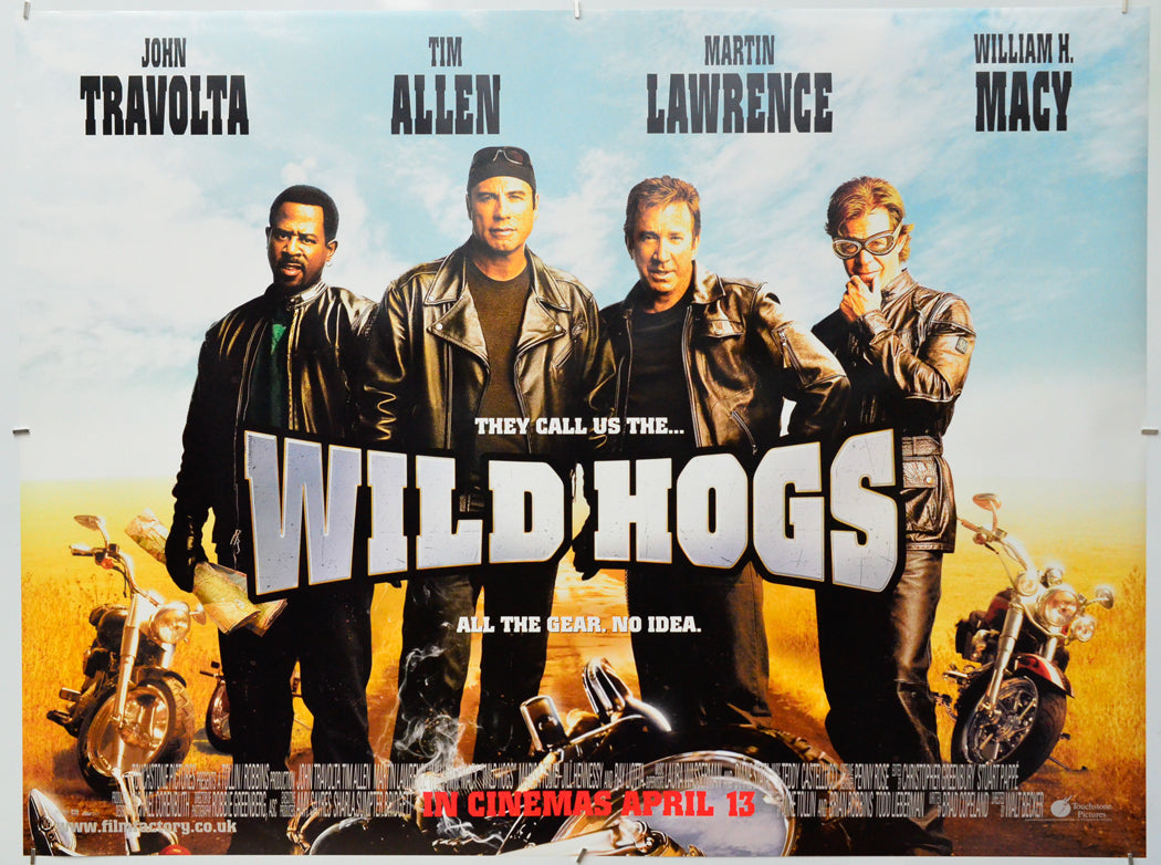 “Wild Hogs” Original Quad Poster - Film Poster - Movie Poster – pastposters